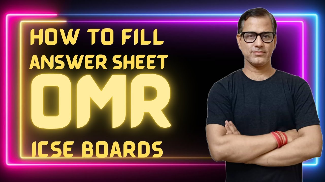 How to fill Answer Booklet | ICSE Class 10 | @sirtarunrupani - YouTube