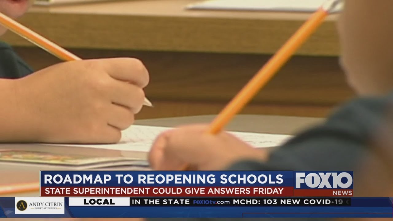 Roadmap to reopening Alabama schools - YouTube