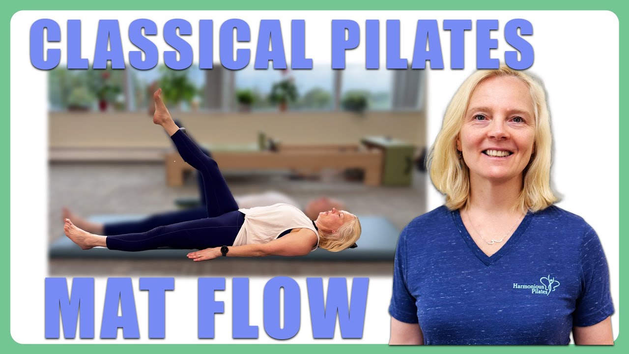 Beginner Mat Flow | Intro to Mat Pilates| Classical Pilates - YouTube