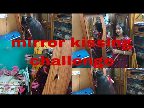 Mirror Kissing Challenge 💋 Kissing Challenge Vlog
