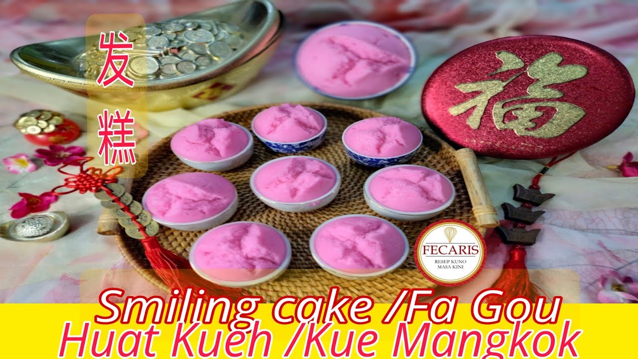 🧨🍊🧧 CHINESE NEW YEAR RECIPE 发糕 FA GOU |HUAT KUEH |KUE MANGKOK |SMILING ...