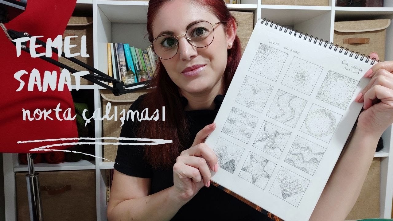 🎨 Noktanın Gücü! Temel Sanat Dersi Nokta Çalışması 🎨 #çizim #temelsanat ...