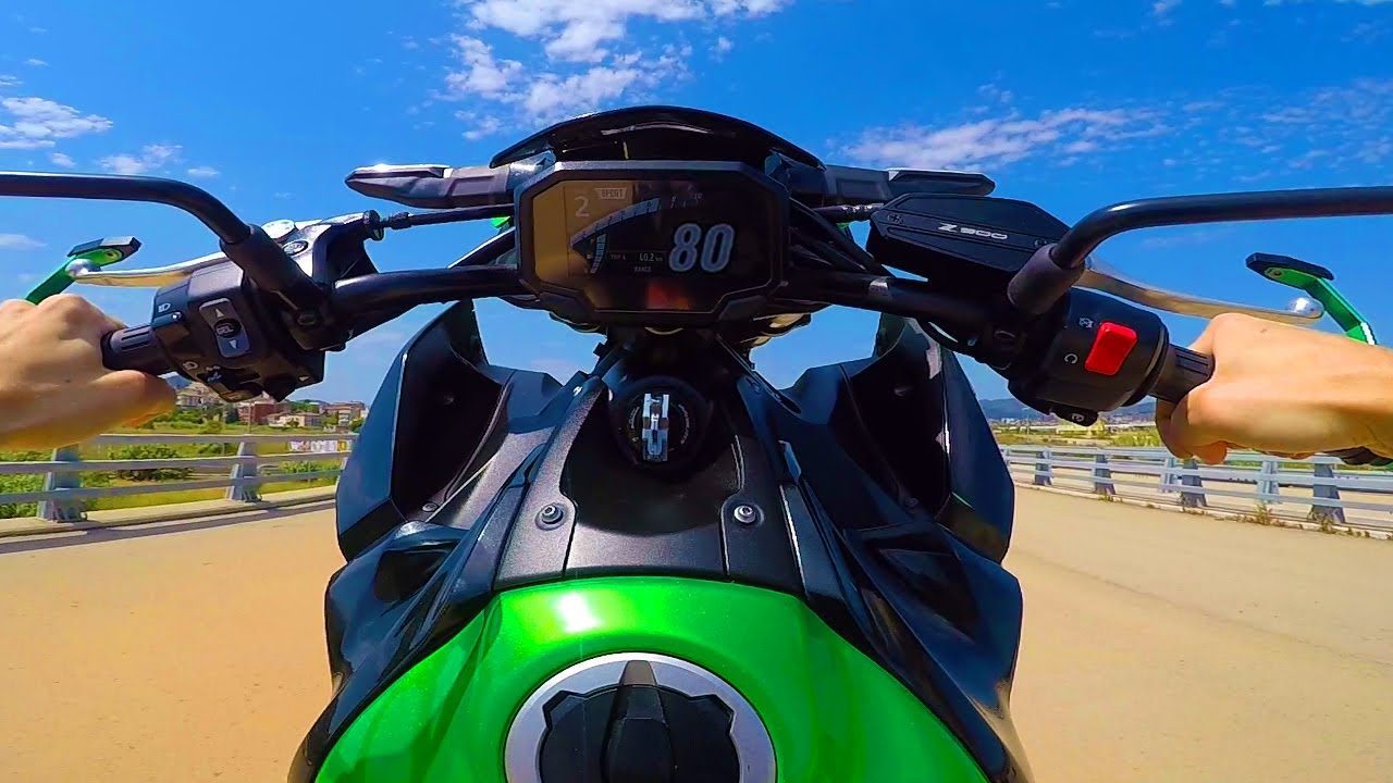 WHEELIES Kawasaki Z900 💚 (2021) - YouTube