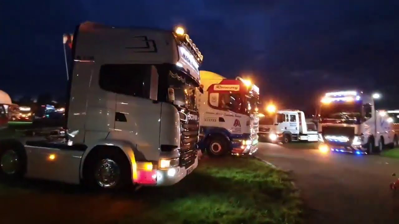 Truckfest night light show part 2 - YouTube