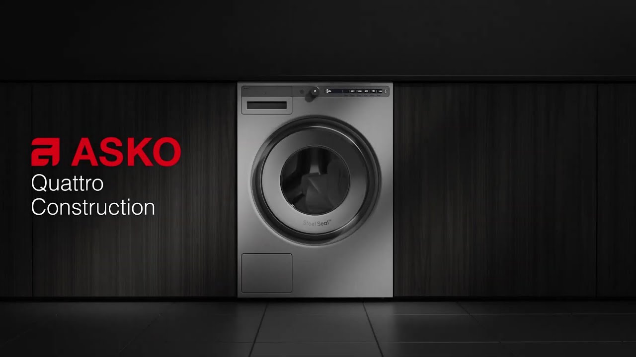 ASKO wasmachine Quattro Construction - YouTube