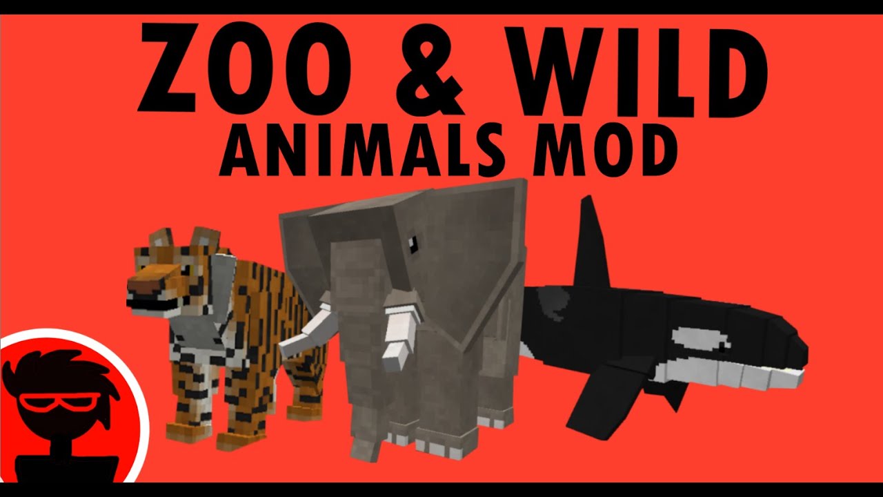 Minecraft Mods : Zoo & Wild Animals Rebuilt(ZAWA) - YouTube