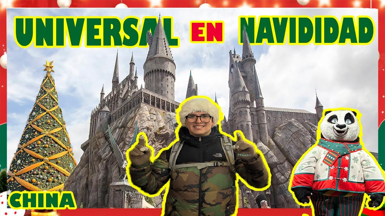NAVIDAD en Universal Studios Beijing 🎁 | ¿Vale la pena visitarlo en ...