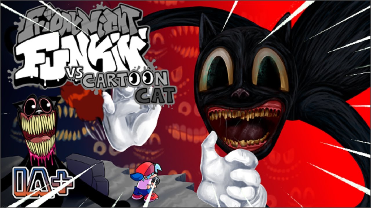 CARTOON CAT 1.5 MOD FNF + CUTSCENES FULL WEEK | FRIDAY NIGHT FUNKIN ...