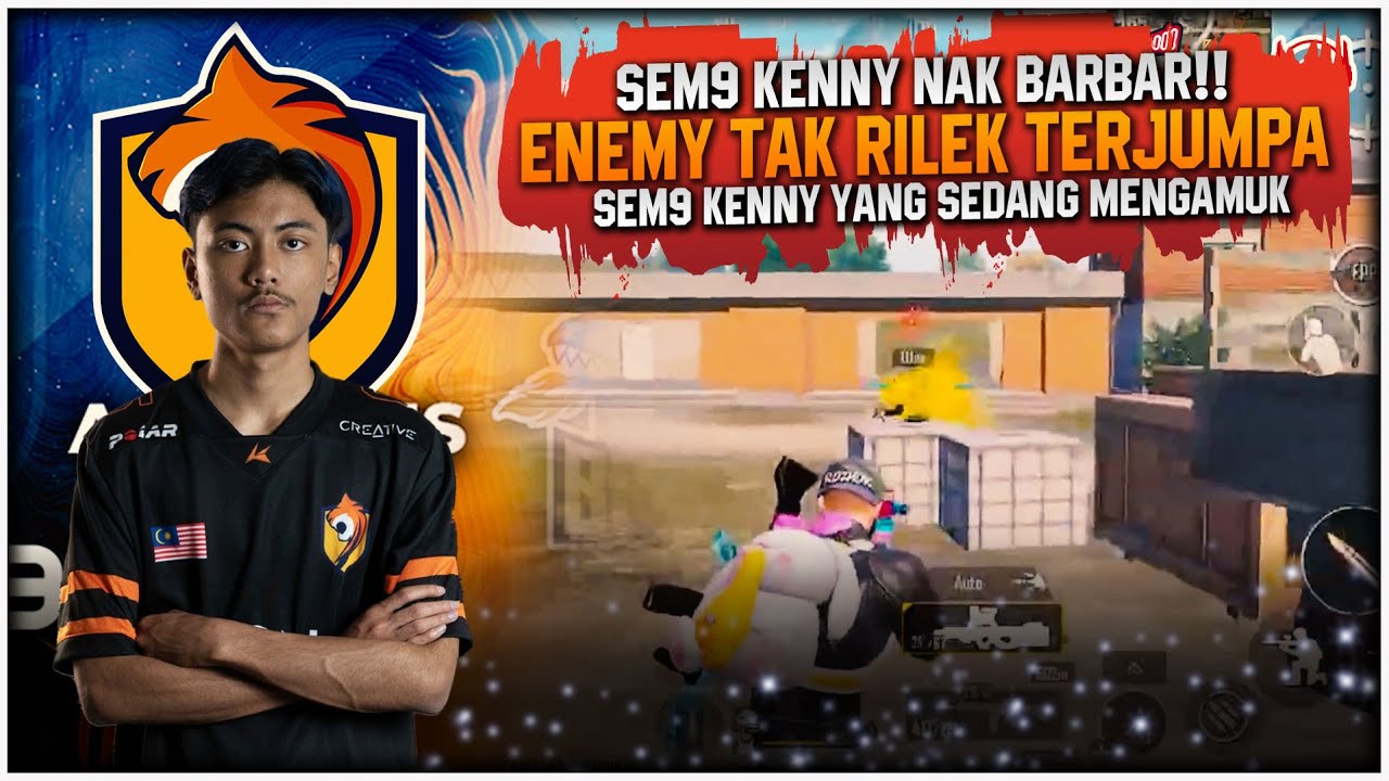 Enemy Tak RIlek Terjumpa Kenny🔥‼ Sem9 Kenny Nak Barbar Dekat Erangel ...