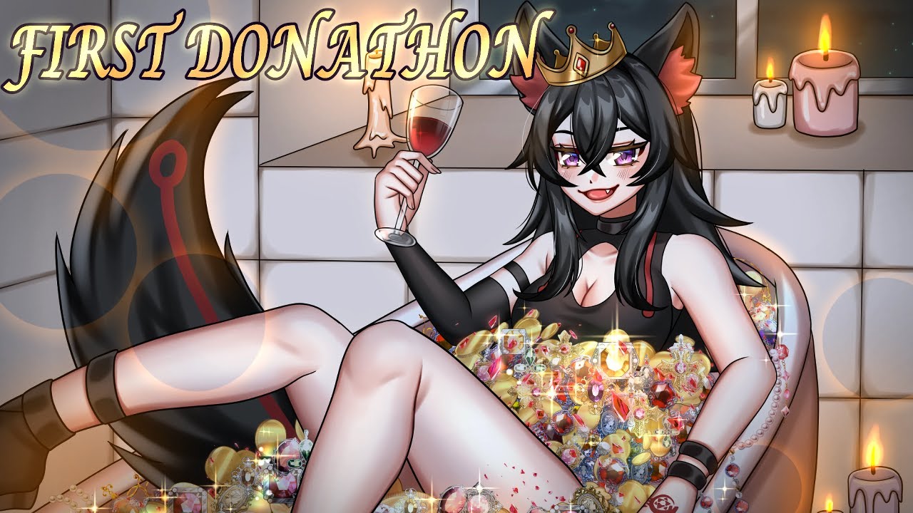 My First Donothon! PT. 4 | Avarice Wolf Vtuber - YouTube