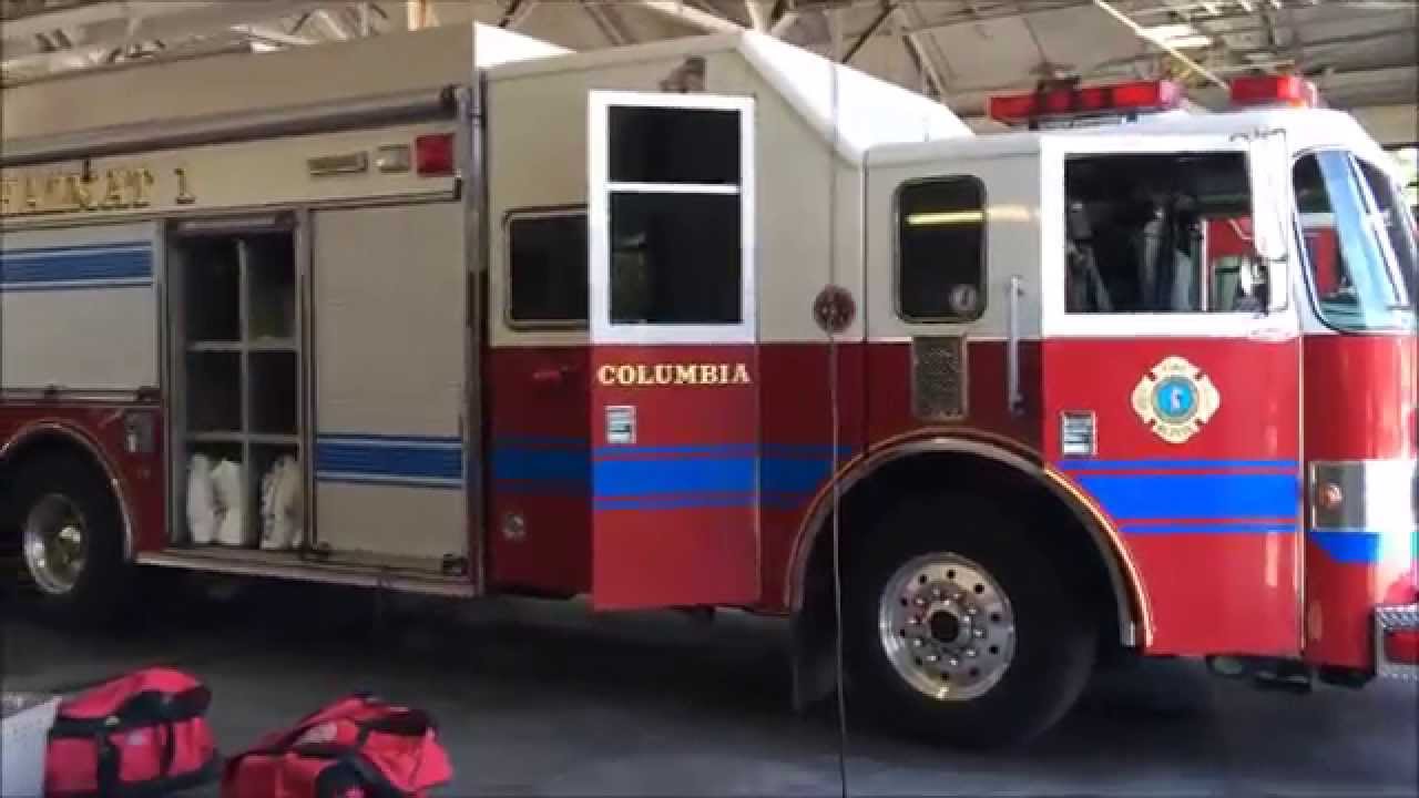 WALK AROUND OF THE COLUMBIA FIRE DEPARTMENT'S HAZMAT 1 TRUCK AT THEIR ...