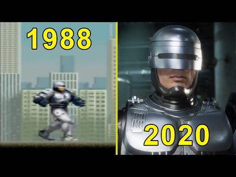 RoboCop Evolution in Video Games 1988-2020