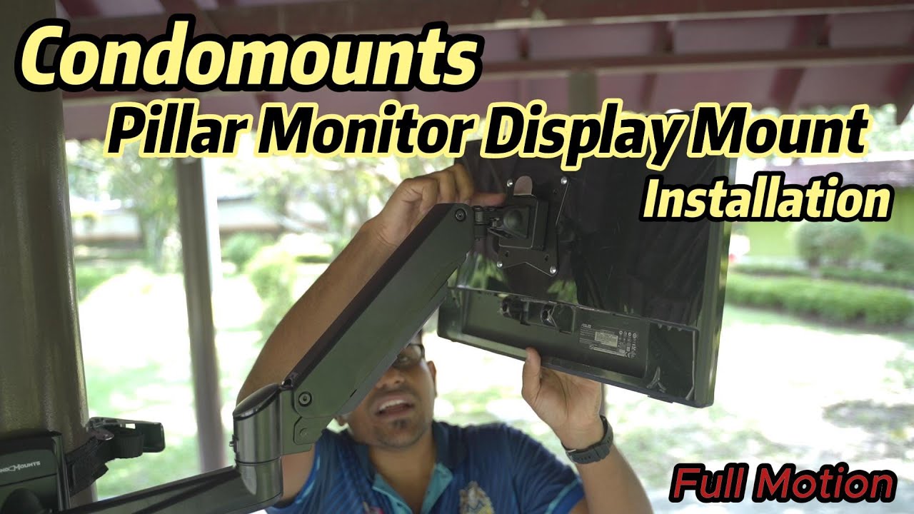 Full Motion Display Monitor Pillar Mount Installation Guide ...