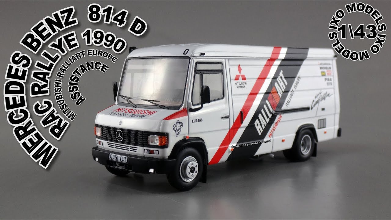 MERCEDES BENZ 814 D, RAC RALLYE 1990 MITSUBISHI RALLIART EUROPE ...