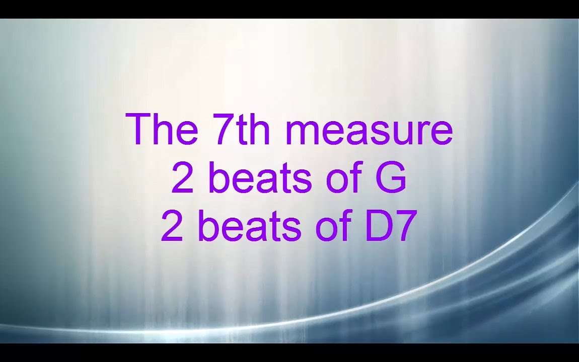 The song G C G D7 7th measure - YouTube