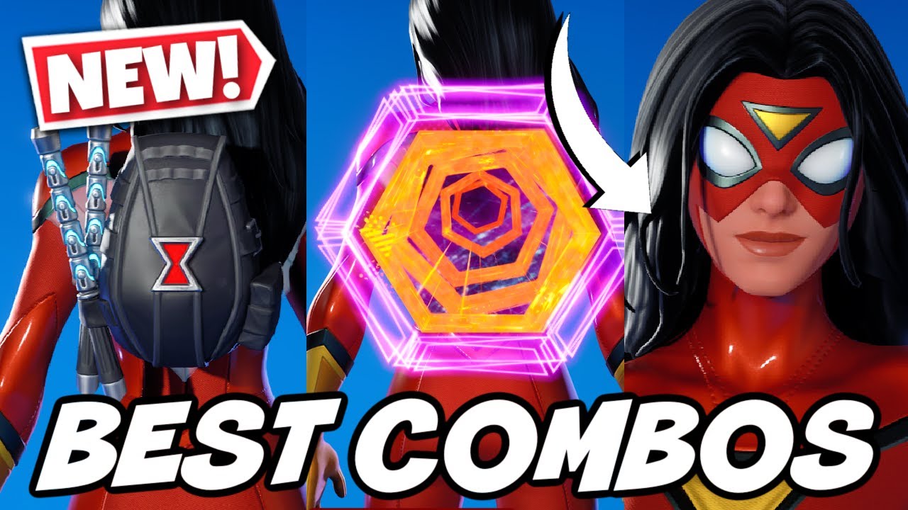 BEST COMBOS FOR *NEW* SPIDER-WOMAN SKIN! - Fortnite - YouTube
