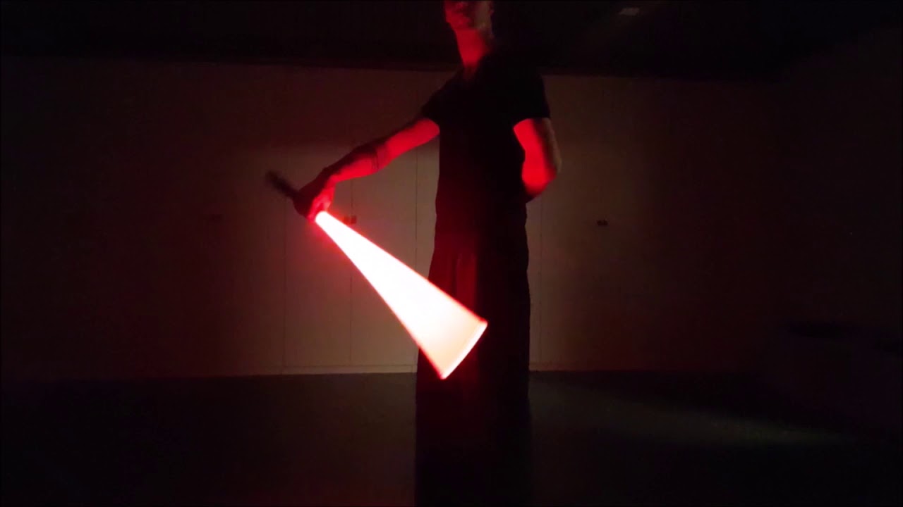 Lightsaber Spinning Tutorial 3 - Roll forward Roll backward 4xR L set - YouTube