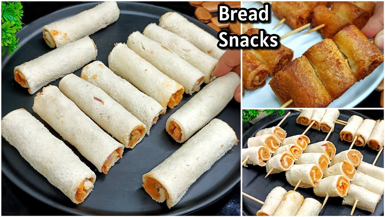 5 Minutes Snacks Recipes | Bread Snacks Recipe | Evening Snacks Recipe ...