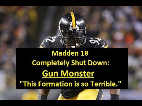 [Madden 18] How To Stop Gun Monster - This Formation is HOT GARBAGE ...