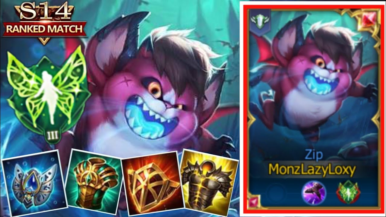 ROV : Zip SS14 ซิปโรมมิ่ง ออกของตามเกม+รูน+พลังแฝง !! - YouTube