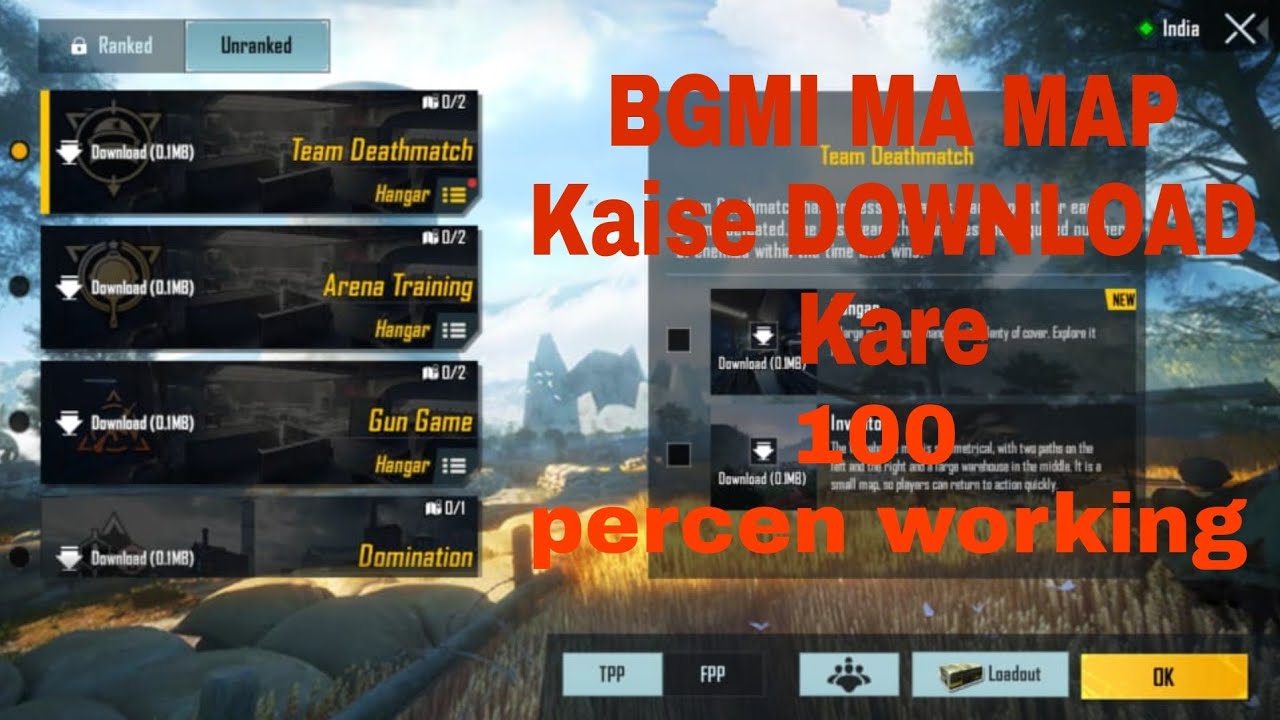 😎BGMI Mein Map kaise Download Kare 100 percent Working Trick😎 - YouTube