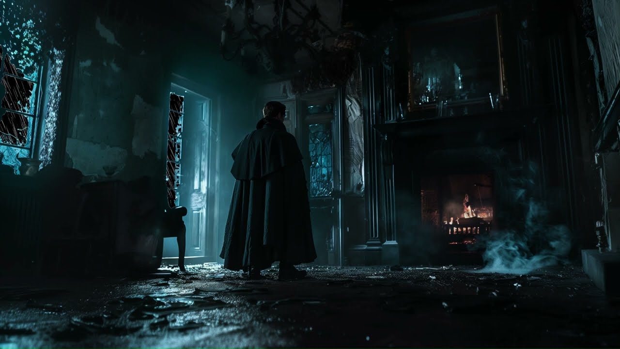 Haunted Storm: Seeking Shelter in a Ghostly Victorian Mansion - YouTube