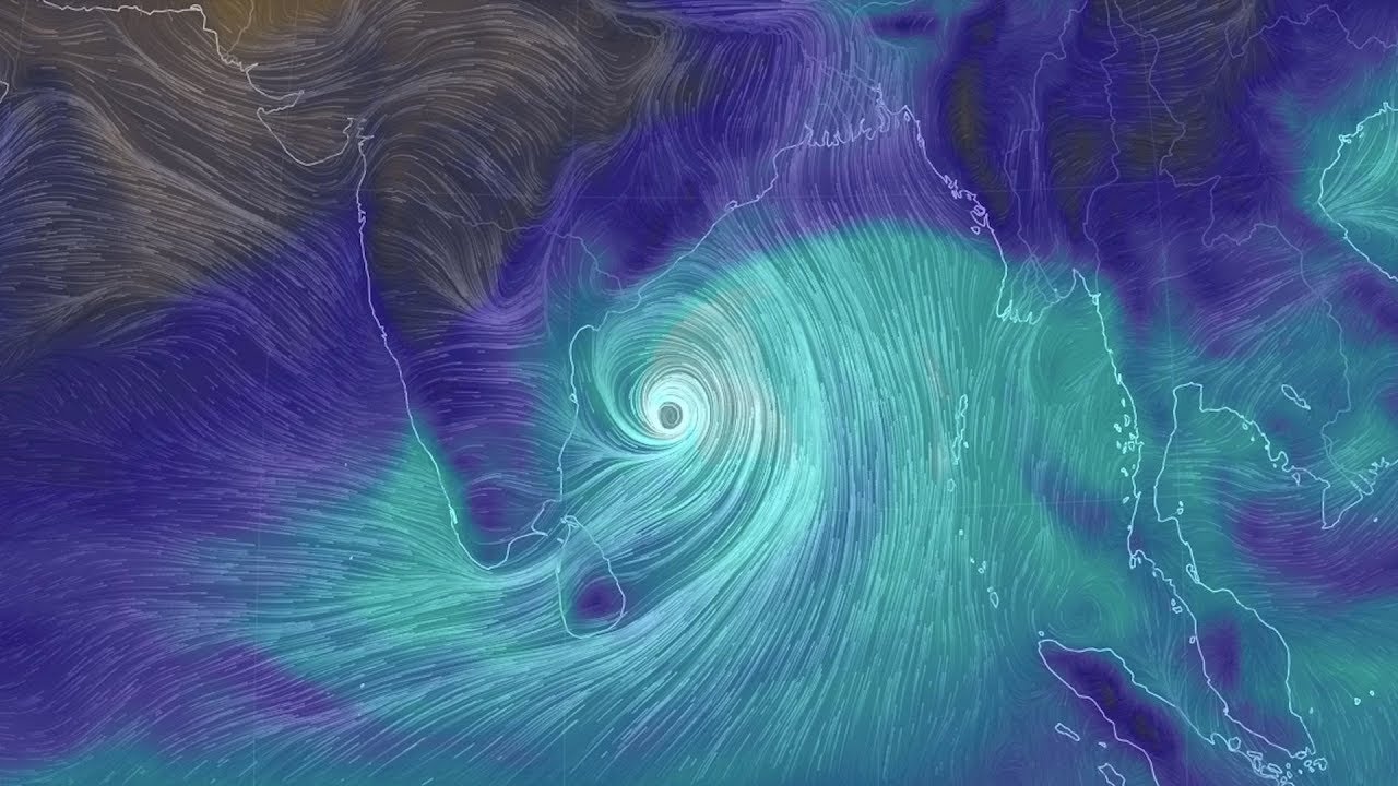🔴Cyclone Bulbul attack in India and Bangladesh | 🔴live position update ...