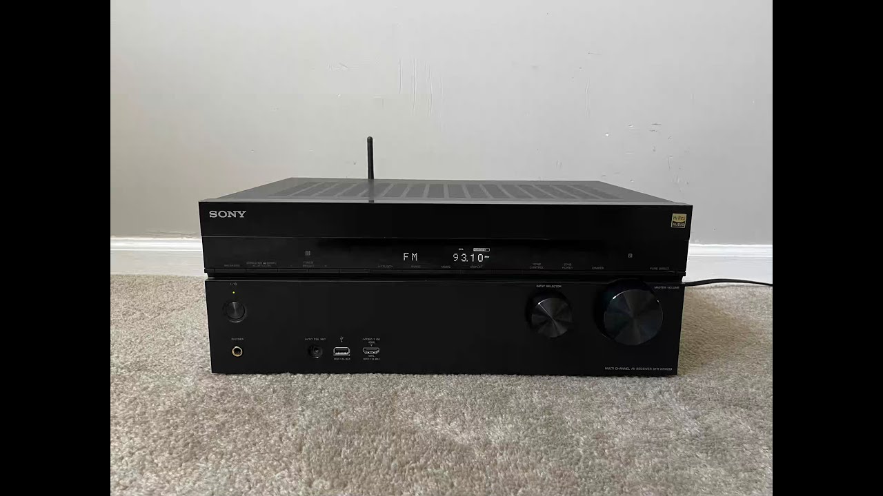 Sony STR-DN1050 7.2 4K Bluetooth WiFi Home Theater Surround Receiver ...