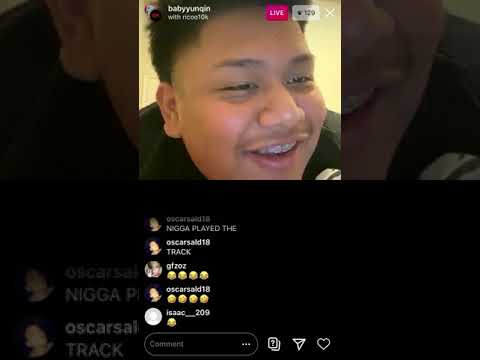 Babyyungin talking to guero 10k on live while in jail and playing a ...