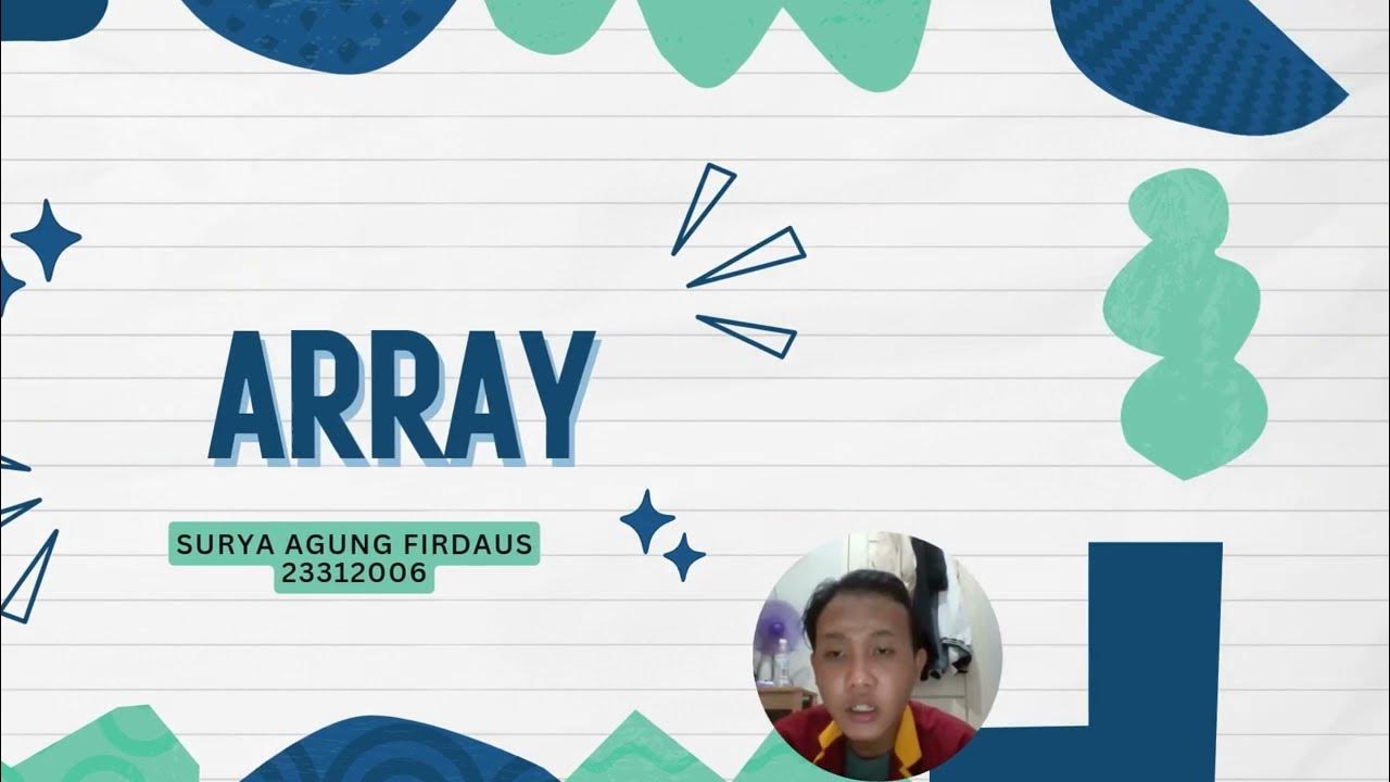 ARRAY || Penjelasan - YouTube