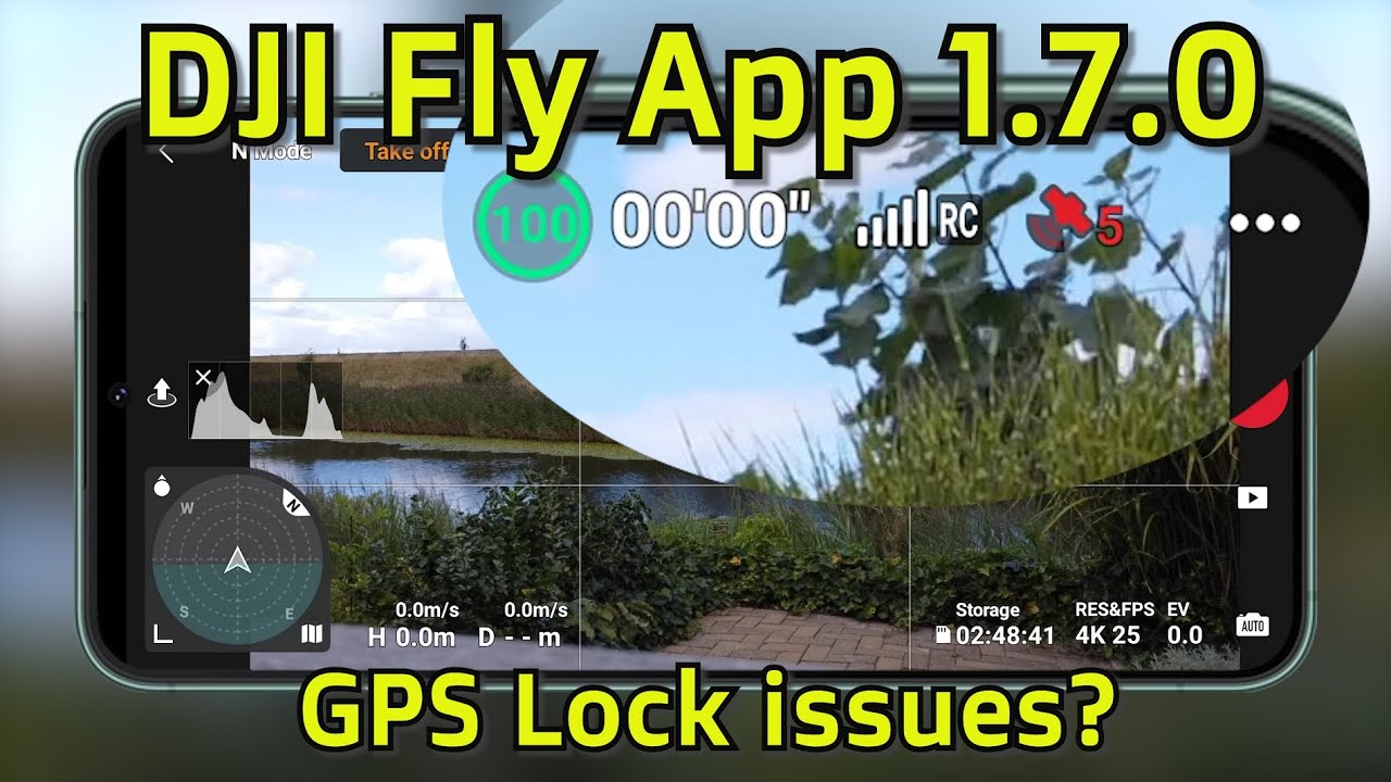 DJI Fly App 1.7.0 GPS Lock problems? My Mini 2 is fully OK. - YouTube