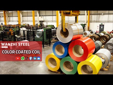 【Coated Steel】-Aluminized magnesium-zinc coil | Wanzhi Steel - YouTube