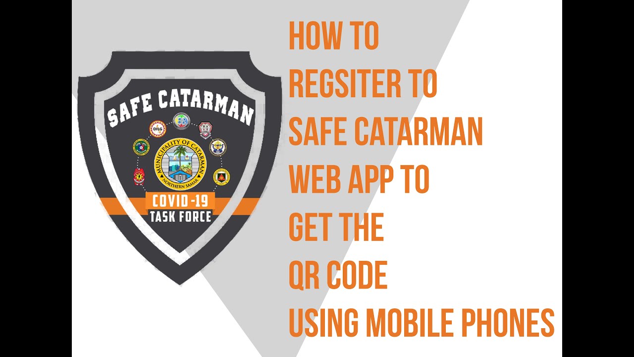 How to register to Safe Catarman COVID19 Tracing App using mobile ...