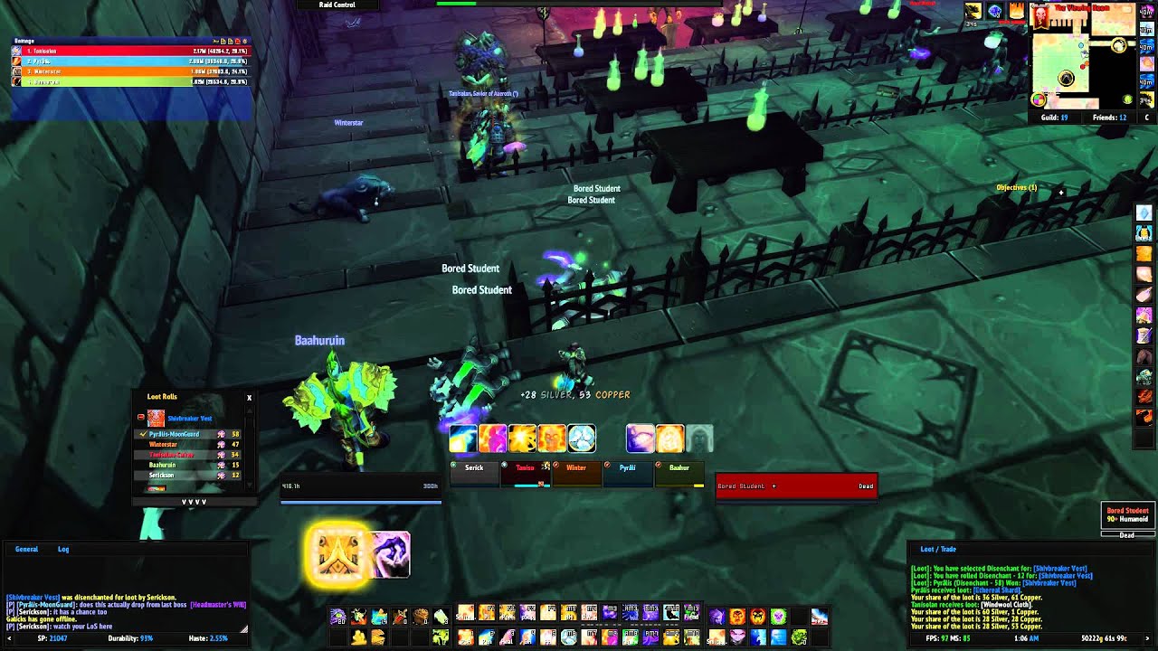 MoP Heroic Scholomance Professor Slate - Disc Priest PoV - 5 of 6 - YouTube