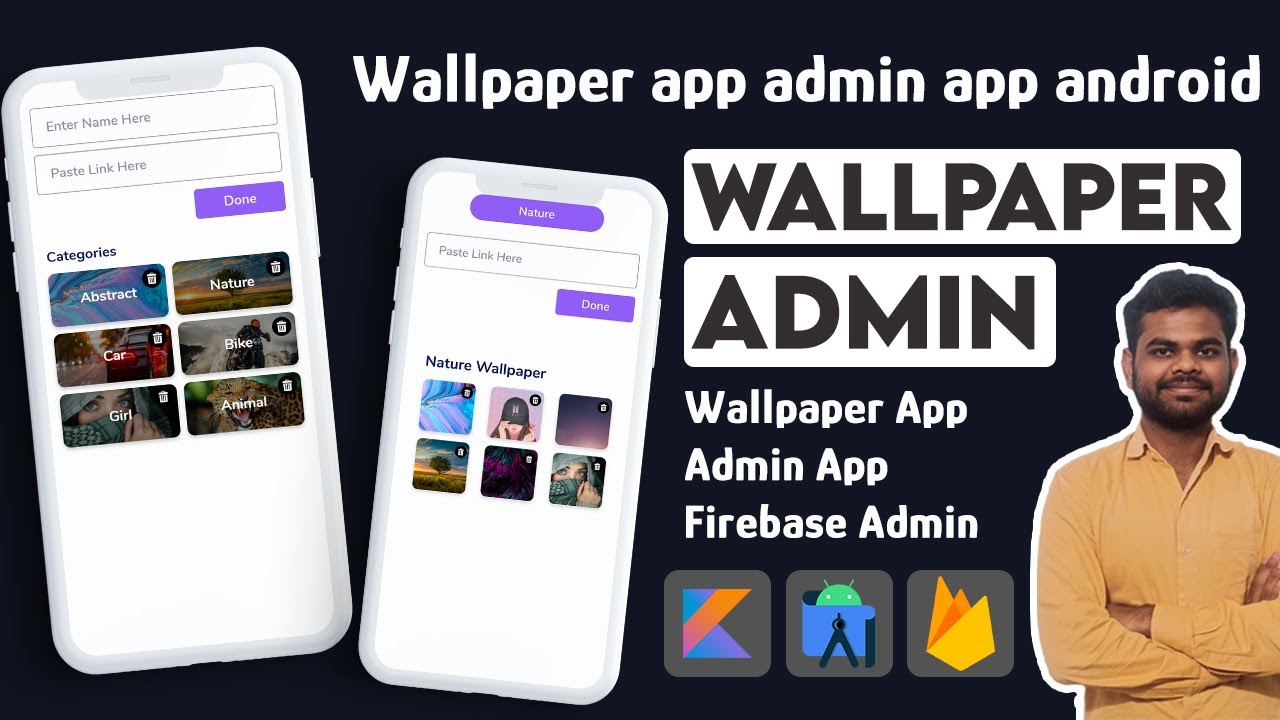 wallpaper app admin panel Firebase wallpaper app android studio Kotlin ...