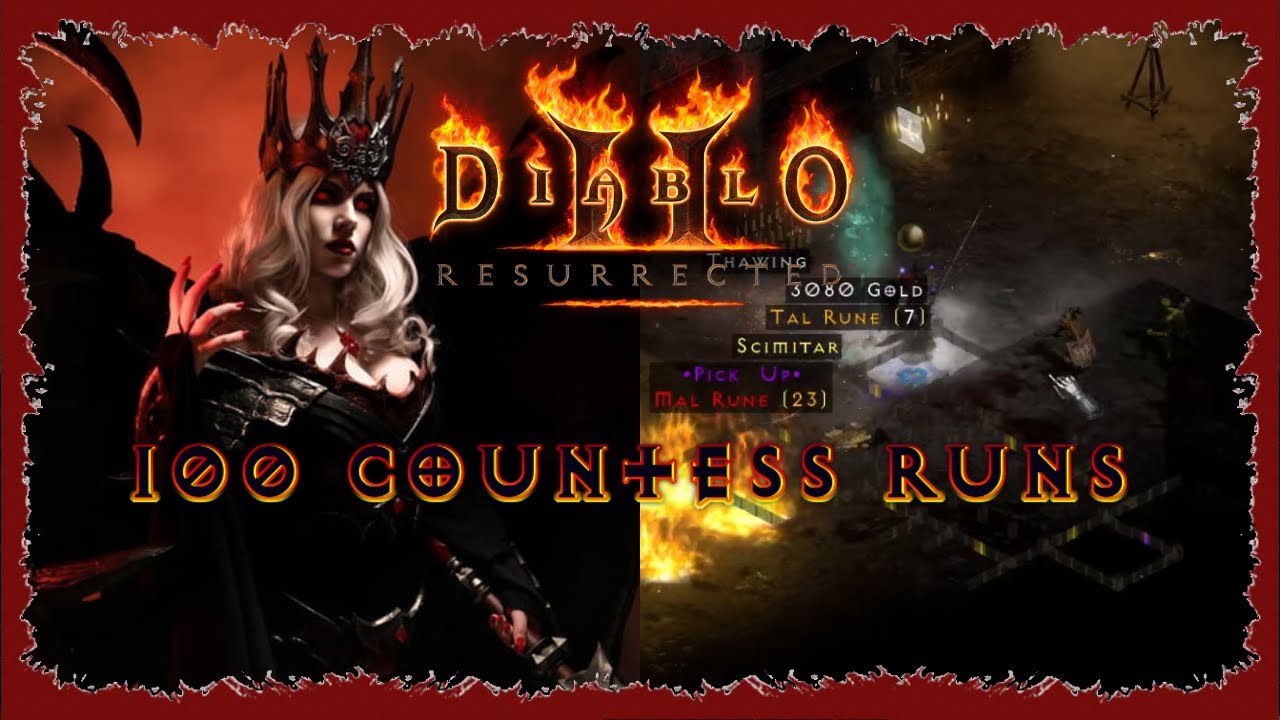100 Countess Runs - Diablo 2 Resurrected - YouTube