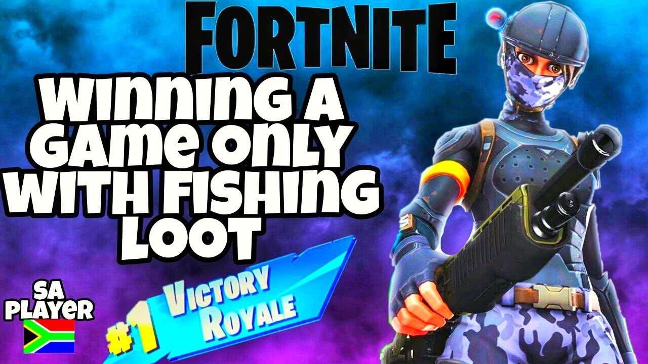Fortnite only use fishing loot challenge - YouTube
