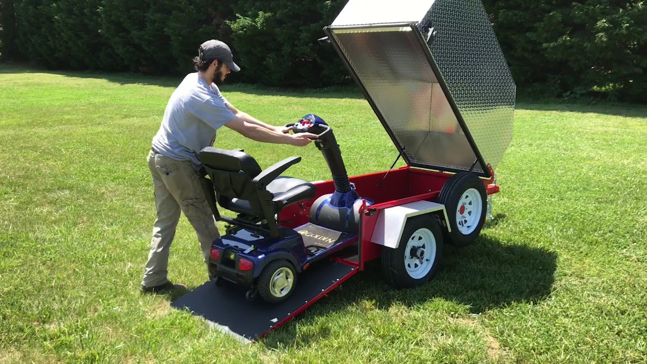 Scoota Trailer Easy Load - YouTube