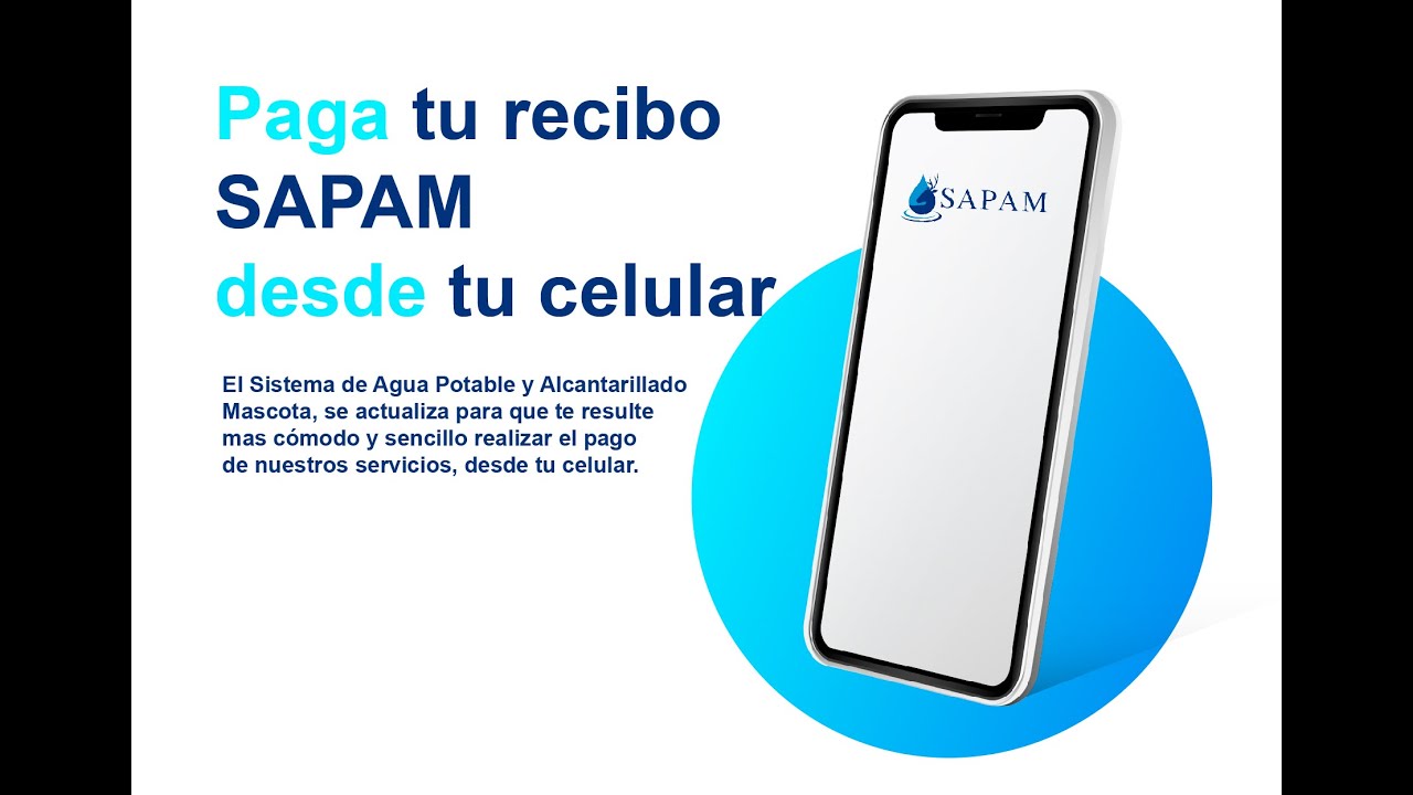 Paga tu recibo SAPAM desde tu celular - YouTube