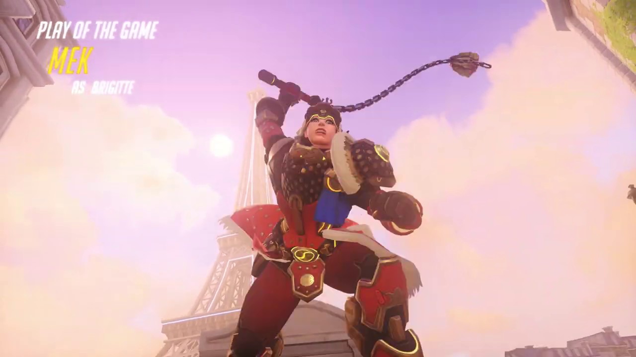 Paris | Brigitte | Rocket Flail + Whip Shot + Shield Bash | PotG - YouTube