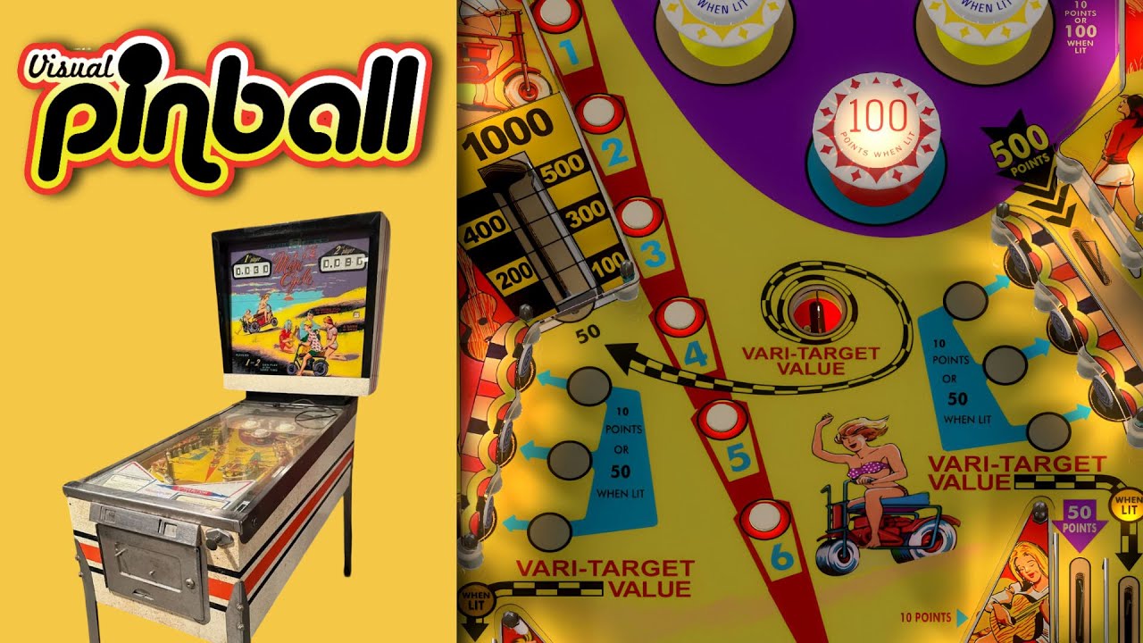 Mini Cycle (Gottlieb 1970) - Visual Pinball - VPX - YouTube
