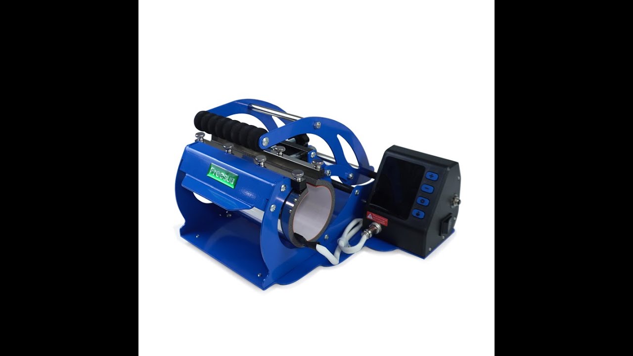 Tumbler mug press sublimation printing machine PD220 (22cm ) - YouTube