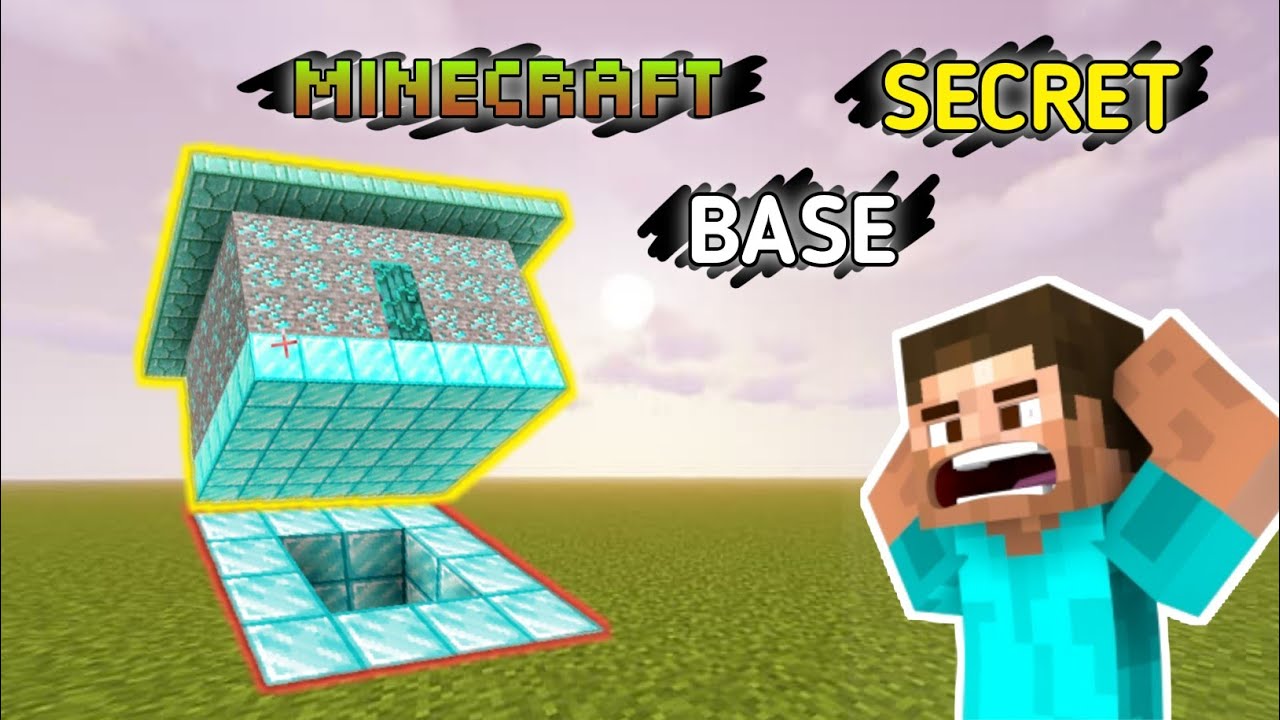 Minecraft : I Found The Secret Base Under The Diamond House - YouTube