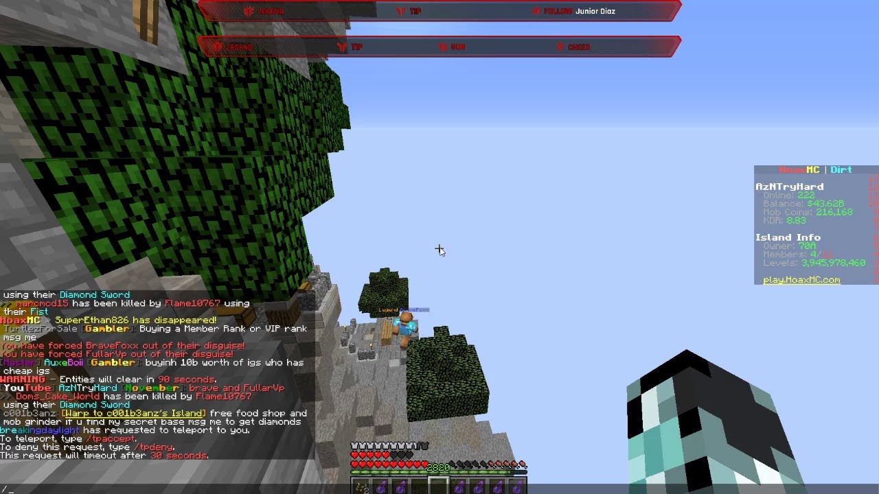 HoaxMC - Hide and Seek Hosted by 70A! - YouTube