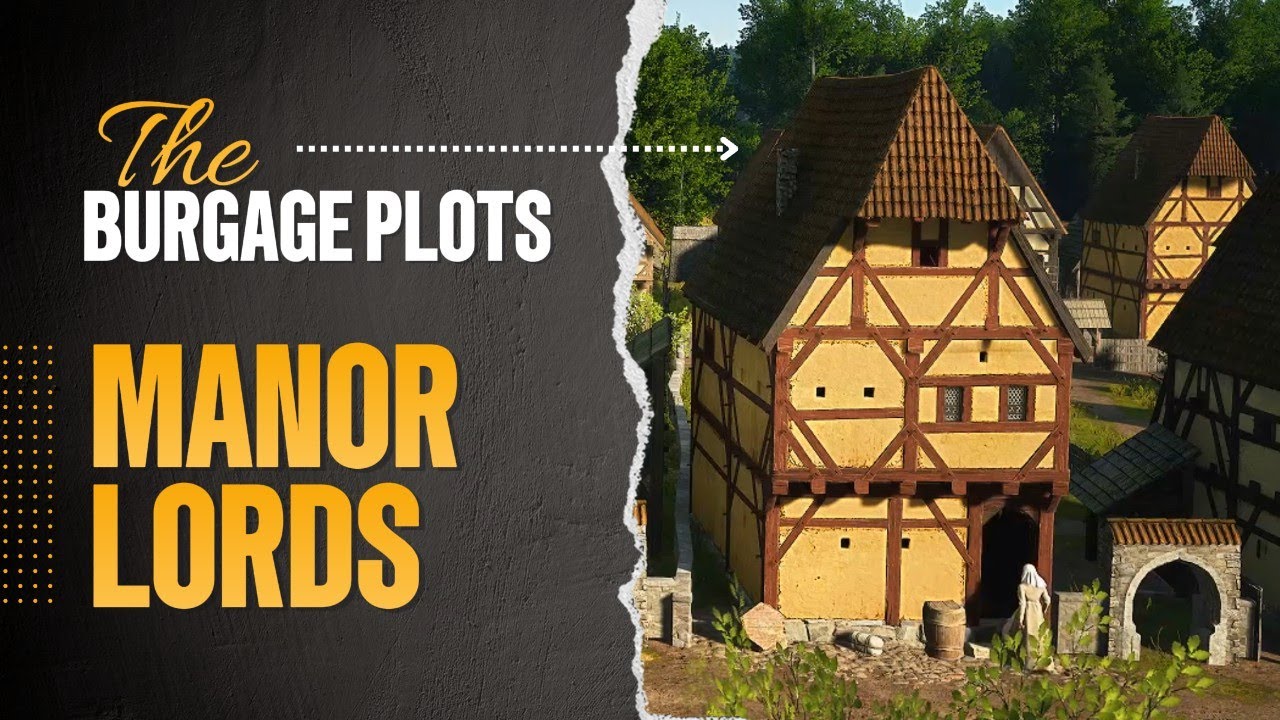 Burgage plot levels in Manor Lords | How to upgrade - YouTube