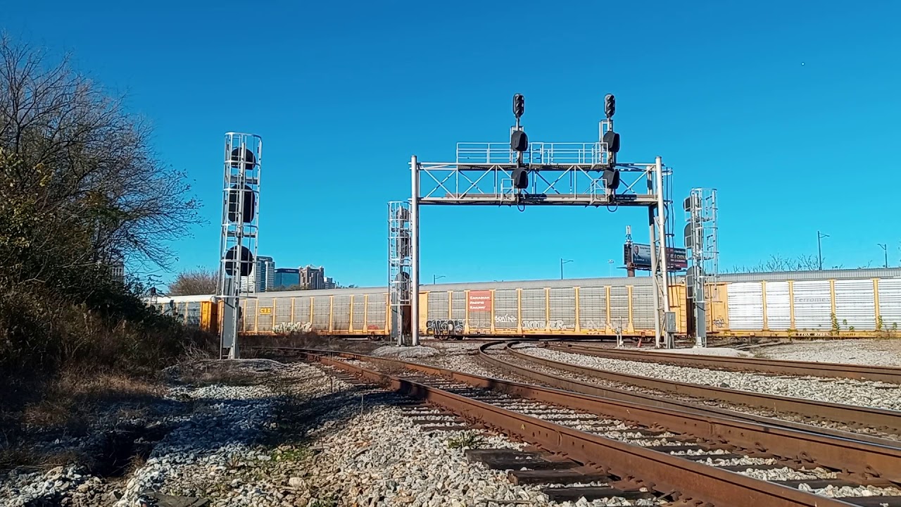 CSXT NORTH BOUND AUTO TRAIN - YouTube