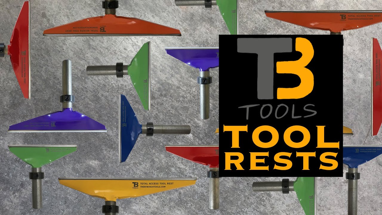Introducing Trent Bosch Total Access Tool Rests for Woodturners - YouTube
