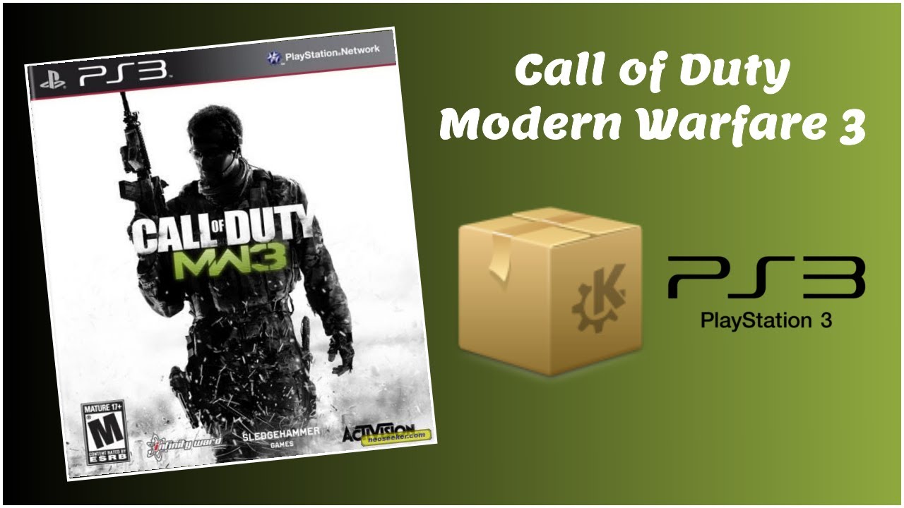 Call of Duty Modern Warfare 3 PKG PS3 - YouTube