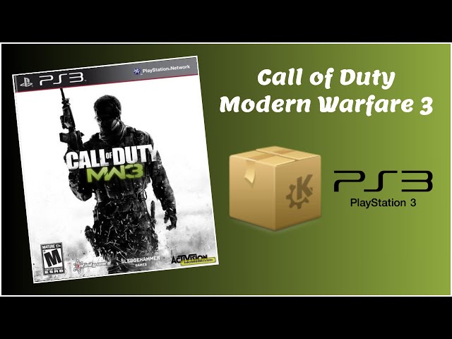 Call Of Duty Modern Warfare 3 Cover Ps3