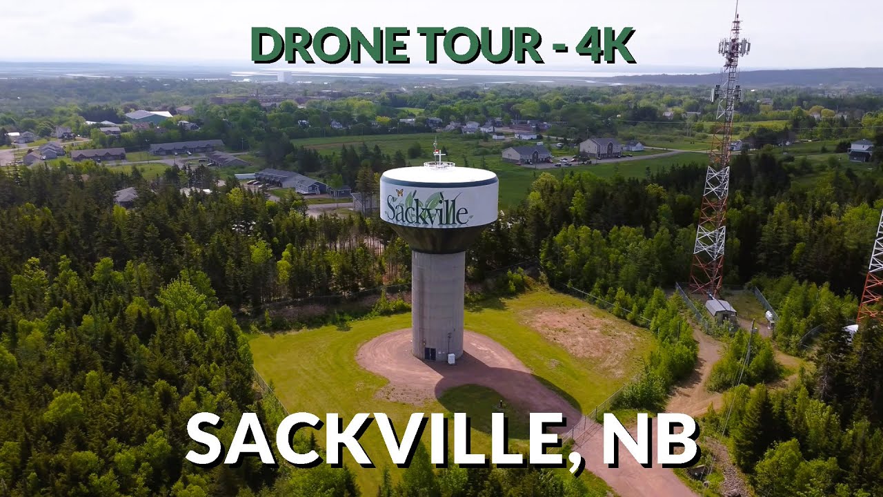 🌅 Stunning 4K Drone Tour of Sackville, New Brunswick - Hidden Gem in ...